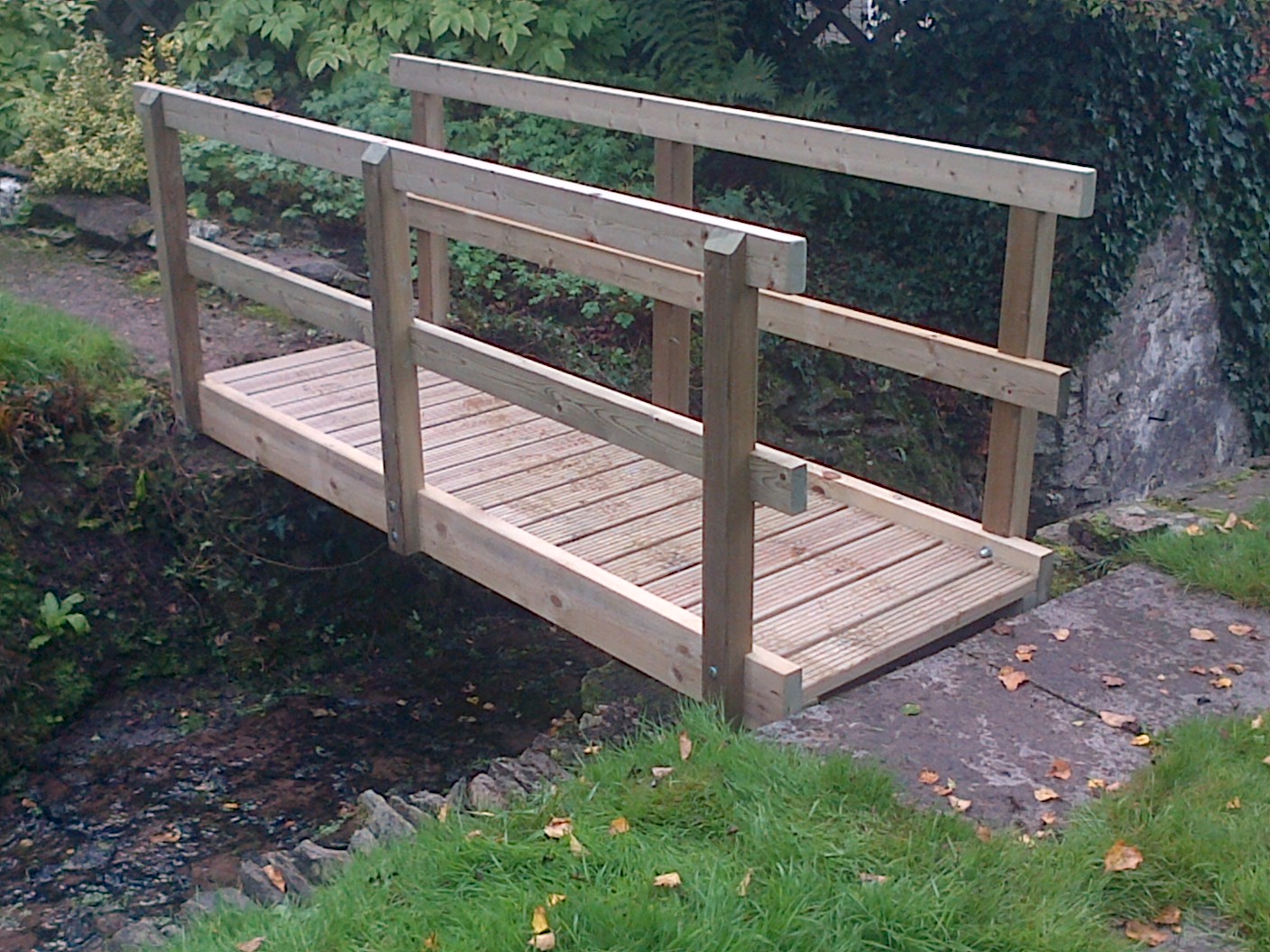 Garden Bridge | The Wooden Workshop | Oakford, Devon Garden Bridge | The Wooden Workshop | Oakford, Devon