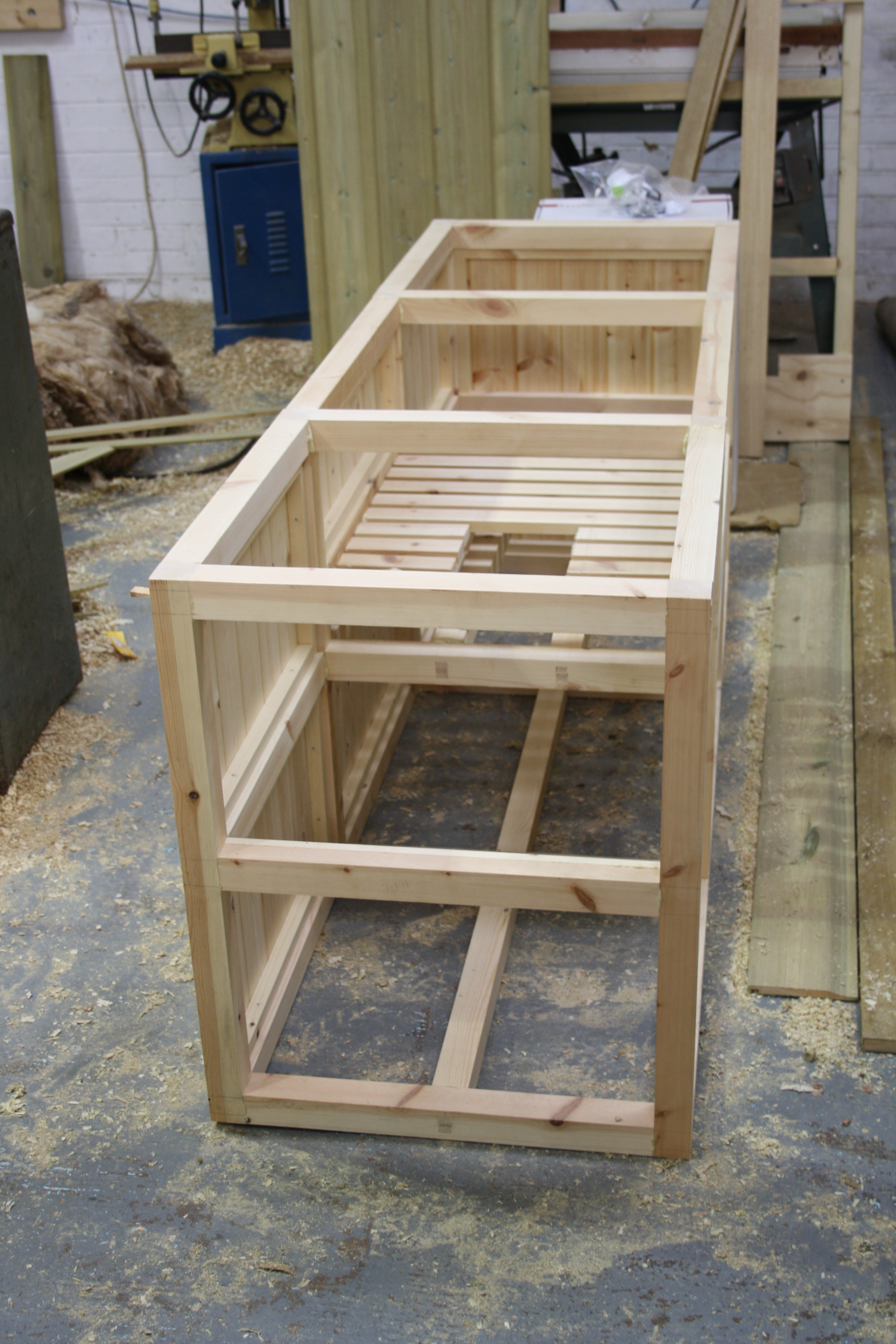Redwood framework | The Wooden Workshop | Oakford, Devon Redwood framework | The Wooden Workshop | Oakford, Devon