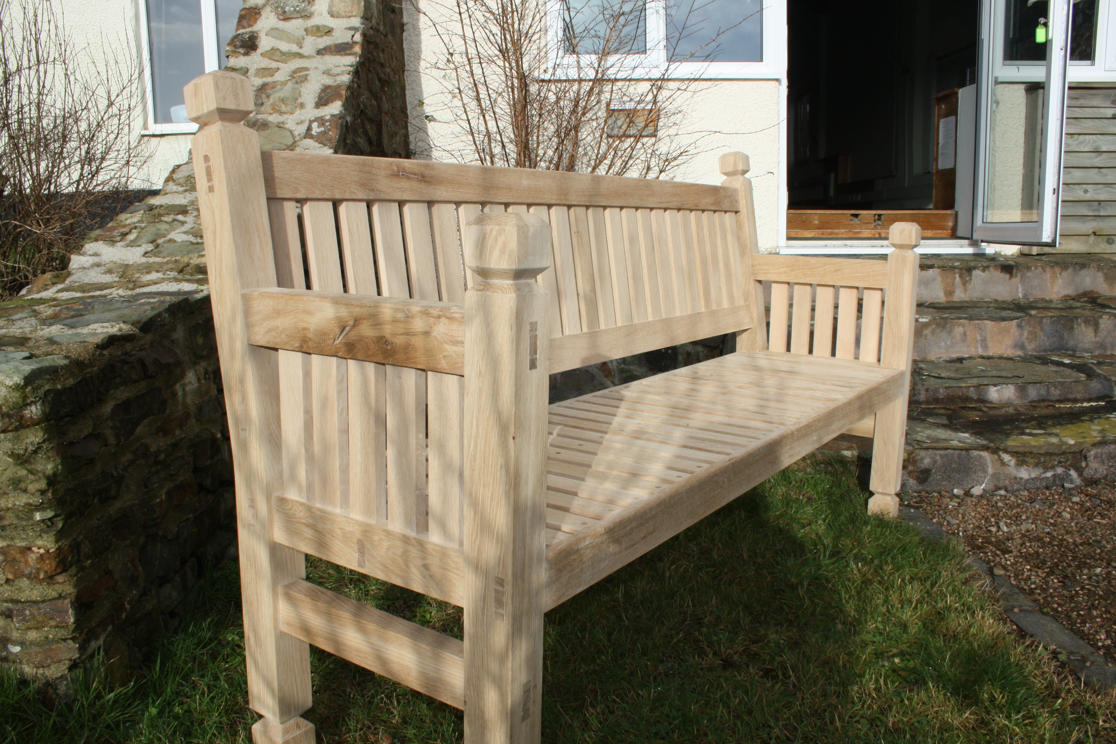 Westminster bench Oak, The Wooden Workshop, Bampton Devon | The Wooden ... Westminster bench Oak, The Wooden Workshop, Bampton Devon | The Wooden ...